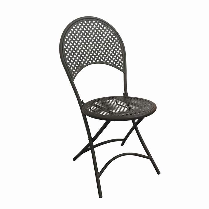 ΜΕΤΑΛΛΙΚΗ ΚΑΡΕΚΛΑ ΕΞΩΤΕΡΙΚΟΥ ΧΩΡΟΥ ΠΛΕΚΤΗ WICKER Ν35