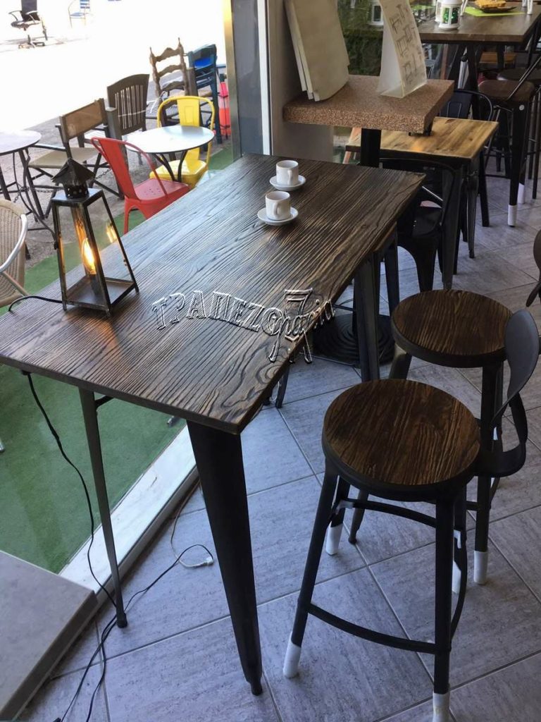 ΣΚΑΜΠΟ ΜΠΑΡ ΨΗΛΟ TOLIX S BAR ΜΕ ΠΛΑΤΗ ΜΑΥΡΟ ΜΑΤΤΕ