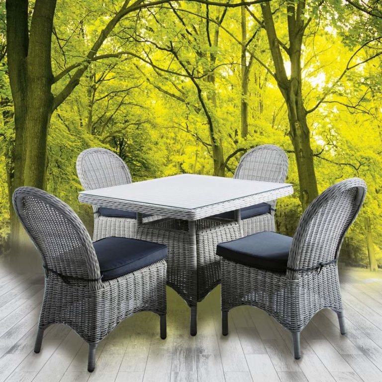 WICKER RATTAN SET ΑΛΟΥΜΙΝΙΟΥ ΕΞΩΤΕΡΙΚΟΥ ΧΩΡΟΥ N12