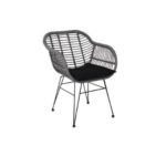 SALSA ΚΑΡΕΚΛΑ ΠΟΛΥΘΡΟΝΑ ΜΕΤΑΛΛΟ WICKER ΦΥΣΙΚΟ