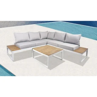 ΣΑΛΟΝΙ WICKER RATTAN AVALON BEIGE ΜΠΕΖ ΕΞΩΤΕΡΙΚΟΥ