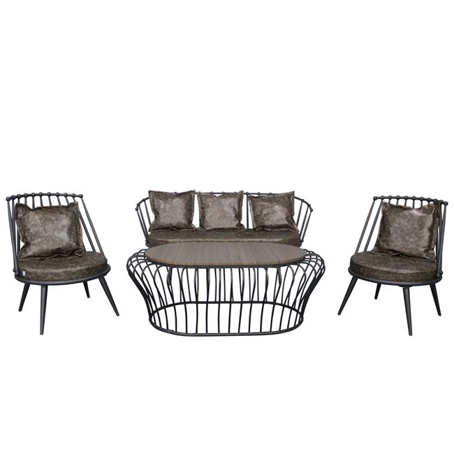ΣΑΛΟΝΙ WICKER RATTAN AVALON BEIGE ΜΠΕΖ ΕΞΩΤΕΡΙΚΟΥ