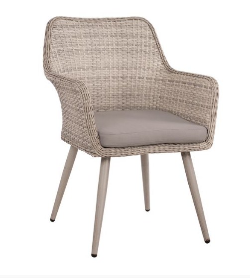 ΜΕΤΑΛΛΙΚΗ ΠΟΛΥΘΡΟΝΑ ΕΞΩΤΕΡΙΚΟΥ ΧΩΡΟΥ WICKER RATTAN