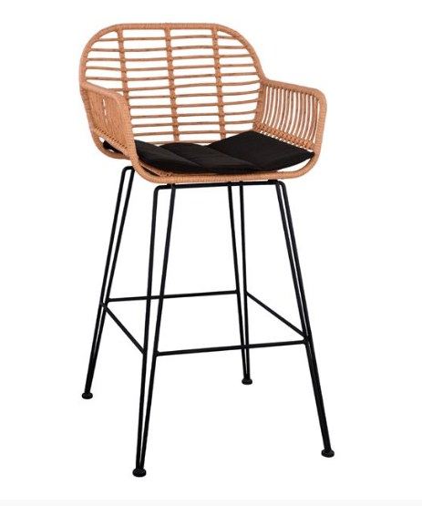 ΣΚΑΜΠΩ ΨΗΛΟ BAR WICKER ΜΠΑΡ ΕΞΩΤΕΡΙΚΟΥ ΧΩΡΟΥ W2N