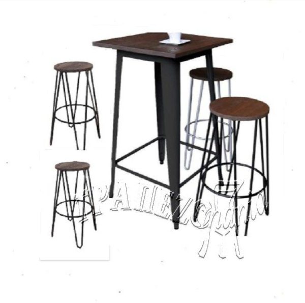 ΣΤΑΝΤ ΜΠΑΡ ΣΕΤ STANT ΨΗΛΟ ΤΡΑΠΕΖΙ BAR SET ΣΤΑΝΤ