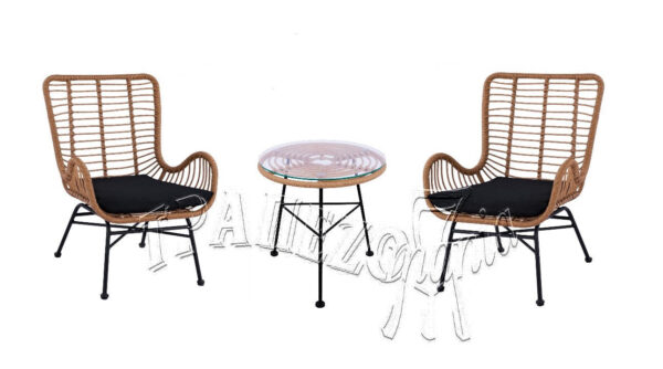 ΣΕΤ RELAX WICKER RATTAN ΠΟΛΥΘΡΟΝΕΣ ΤΡΑΠΕΖΙ ΕΞΩΤΕ